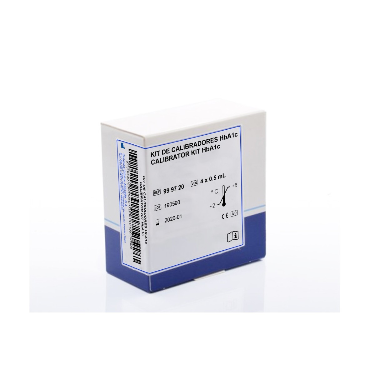 AUTOMATIC GLYCOHEMOGLOBIN (HbA1c), CALIBRATOR SET 4 x 0.5 mL