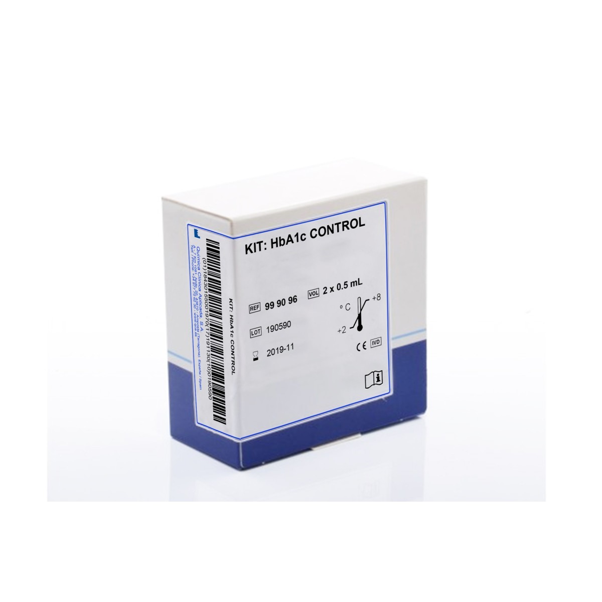 GLYCOHEMOGLOBIN (HbA1c) AUTOMATIC, CONTROL SET, 2 x 0.5 mL