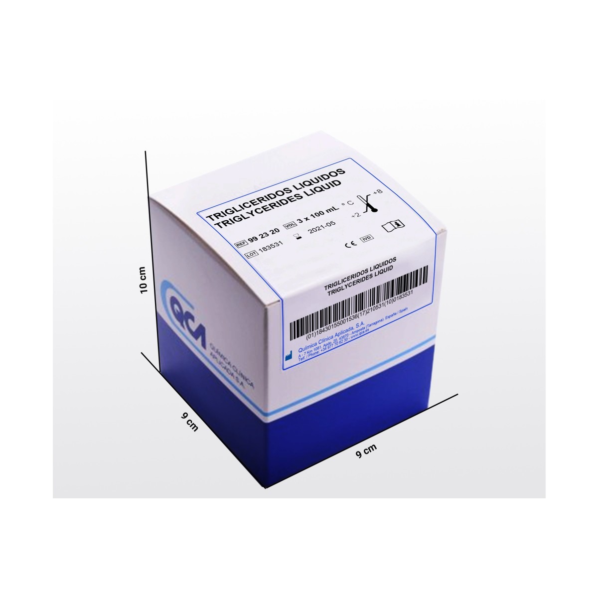 TRIGLYCERIDES LIQUID, 3 x 100 mL + ST