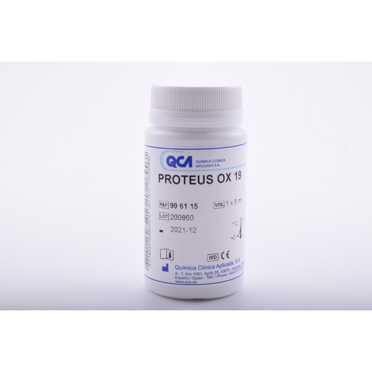 ANTÍGENOS FEBRILES: Proteus OX 19, 1 x 5 mL