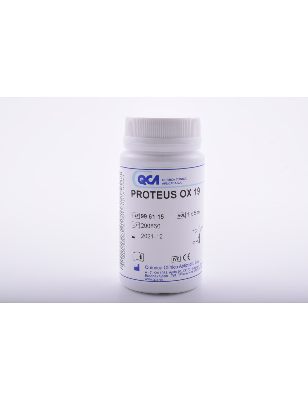 ANTÍGENOS FEBRILES: Proteus OX 19, 1 x 5 mL