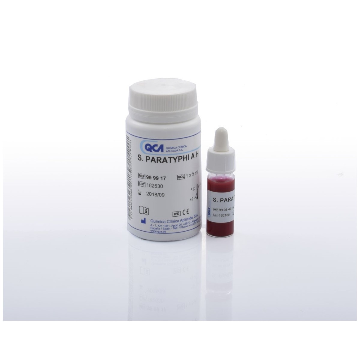 ANTÍGENOS FEBRILES: S. paratyphi A, H, 1 x 5 mL