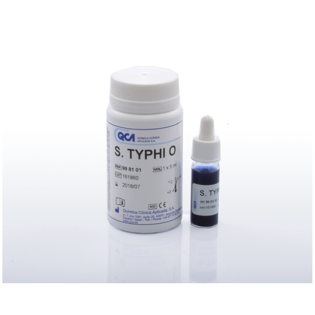 ANTÍGENOS FEBRILES: S. typhi O, 1 x 5 mL