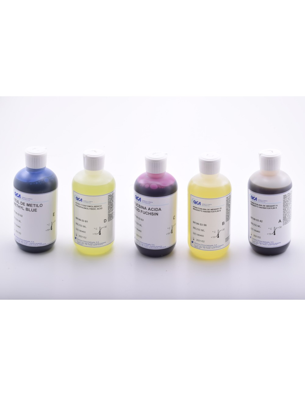 MASSON'S TRICHROME STAIN, 5 x 250 mL